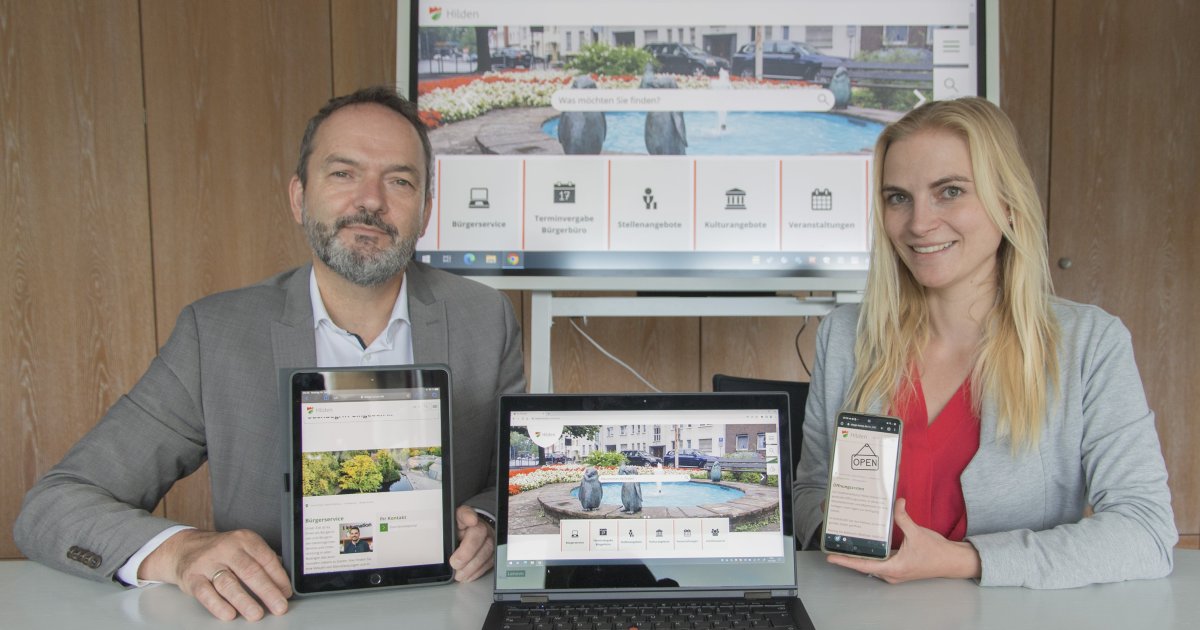 Neue Homepage der Stadt Hilden geht online | Stadt Hilden