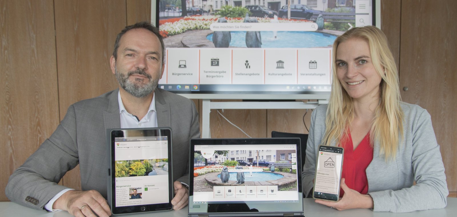 Neue Homepage der Stadt Hilden geht online | Stadt Hilden