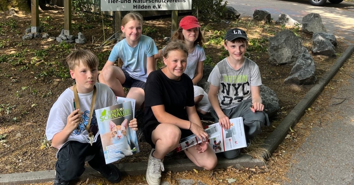 Besuch der MCS im Tierheim | Stadt Hilden